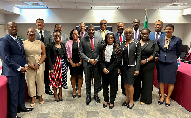 SKNVibes | ECCB Given Audience with Cabinet to Discuss Legislation