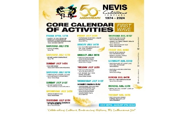 SKNVibes | Core activities for Nevis Culturama 50 and Homecoming ...