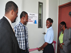 SKNVibes | New Science Laboratory Opens To BFEC Secondary Students