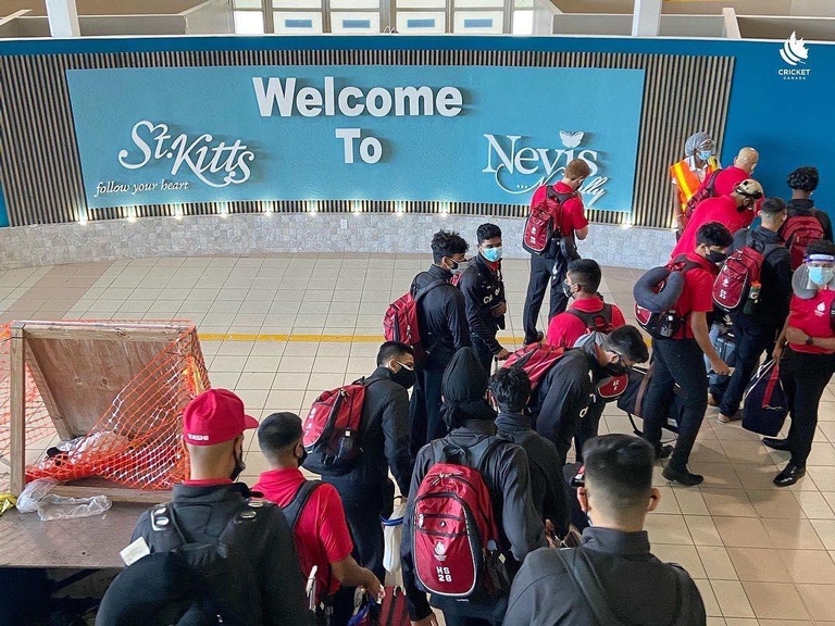 SKNVibes | CWC: Teams start arriving for U-19 World Cup