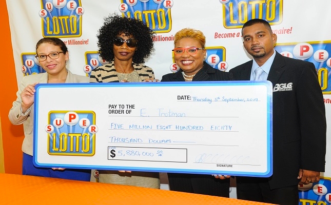 SKNVibes | Super Excited Barbadian cashes in with the Super Lotto Jackpot