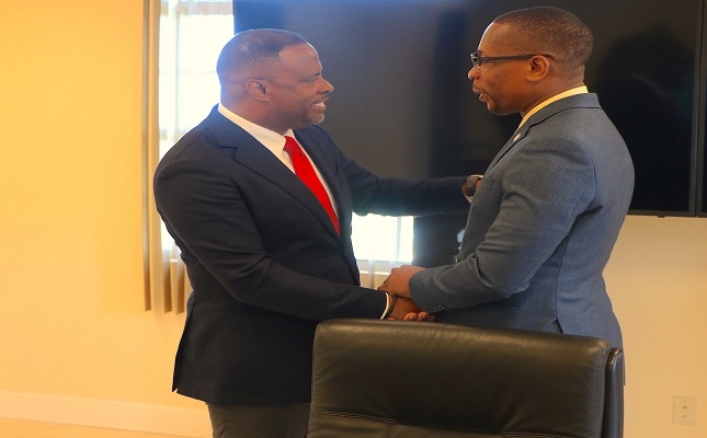SKNVibes | Nevis Premier meets with ECCB Governor, delegation as part ...