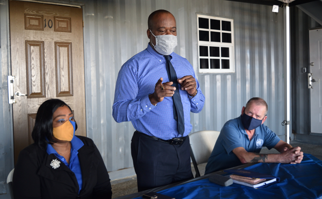 SKNVibes | Forensic Department personnel undertaking firearm serial ...