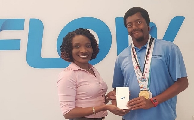 SKNVibes | Flow awards Gold Medalist at Special Olympics World Game