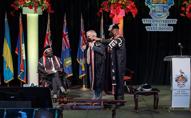 SKNVibes | New Campus Principal, Professor Clive Landis pledges to ...