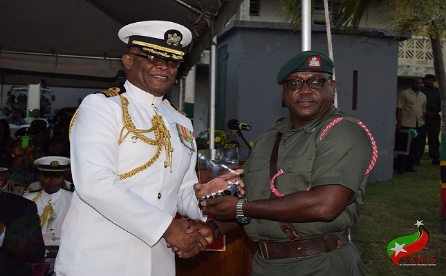 SKNVibes | LT. COL. Wallace’s dedication to duty celebrated at ceremony