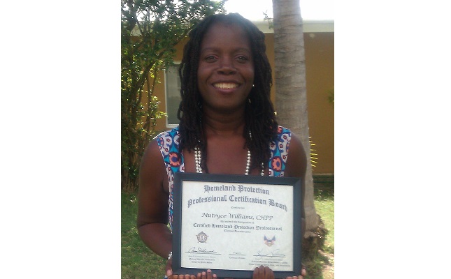 SKNVibes | Mutryce A. Williams Earns Distinguished Homeland Security ...