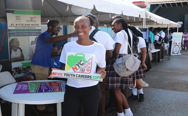 SKNVibes | Nevis Youth Career Expo 2023 exposes school-leavers to ...