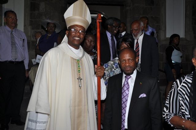 SKNVibes | PM Douglas welcomes new Catholic Bishop of St. John’s-Basseterre