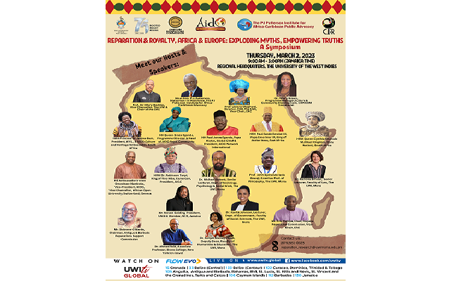 SKNVibes | CARICOM Reparations Commission and UWI Centres welcome Royal ...