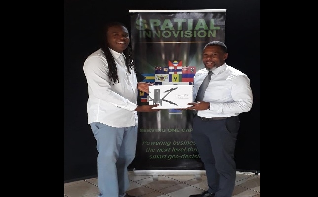 SKNVibes | Spatial Innovision Donates Drone to CDEMA for Hurricane Response