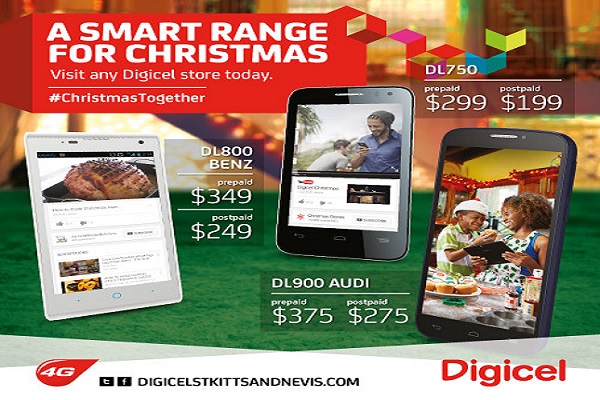SKNVibes | The Digicel DL Smartphone Range: The Perfect Gift This Christmas