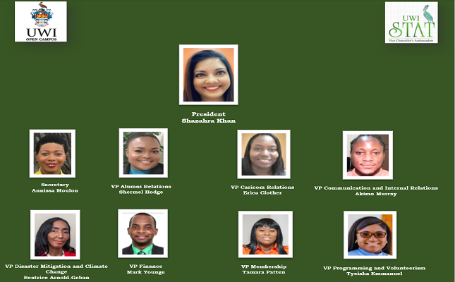 SKNVibes | The UWI Open Campus UWI STAT Ambassadors Installed Third ...