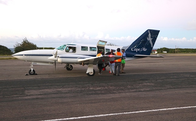 SKNVibes | Cape Air returns to Nevis with inaugural flight from St ...