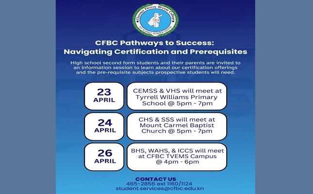 SKNVibes | CFBC to host series of information sessions on certification ...