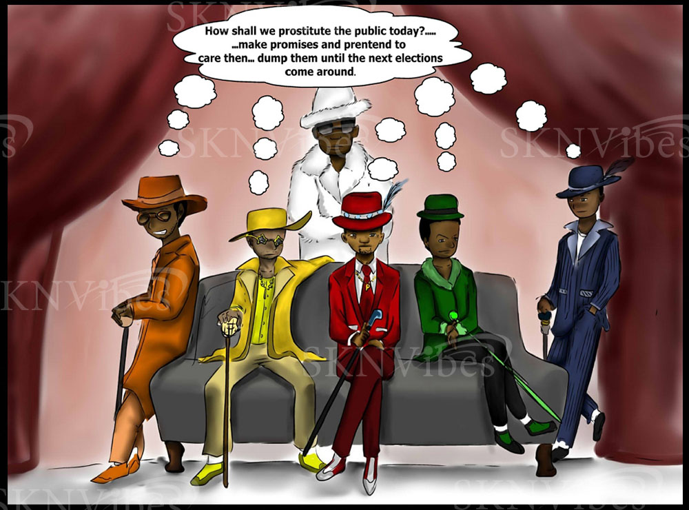 SKNVibes | Toon Center - Political Pimps Details